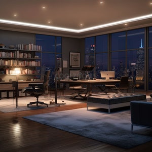 7 Pack of Modern Lawyer Law Firm Office Style Zoom Backgrounds! Unique ...