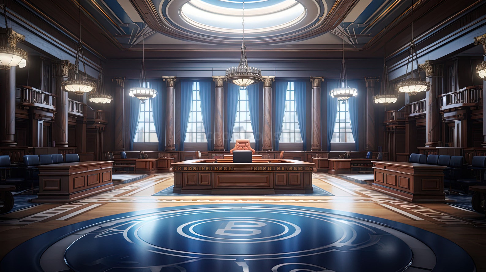 20 Pack of Courtroom Courthouse Zoom Backgrounds, Version 1! Unique ...