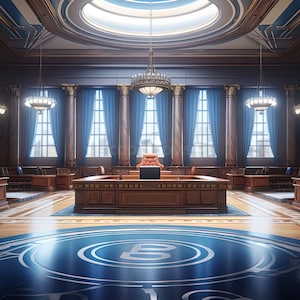 20 Pack of Courtroom Courthouse Zoom Backgrounds, Version 1! Unique ...