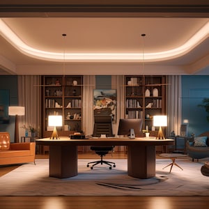 7 Pack of Modern Lawyer Law Firm Office Style Zoom Backgrounds, Version ...