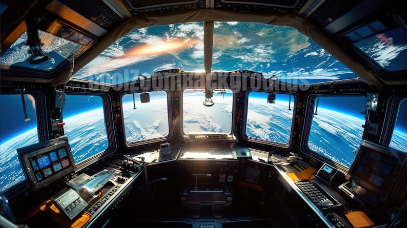 International Space Station Zoom Background 4 Pack! Unique Zoom ...