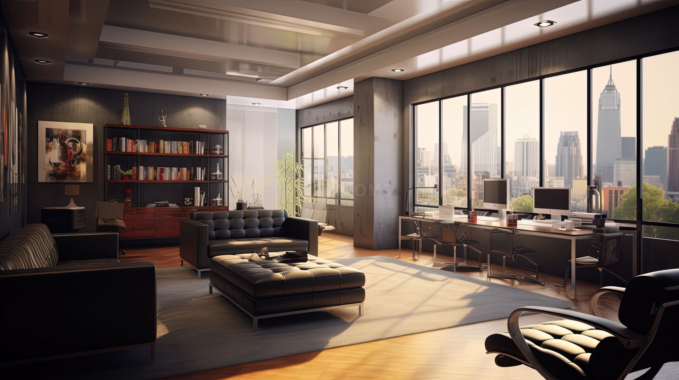 7 Pack of Modern Lawyer Law Firm Office Style Zoom Backgrounds! Unique ...