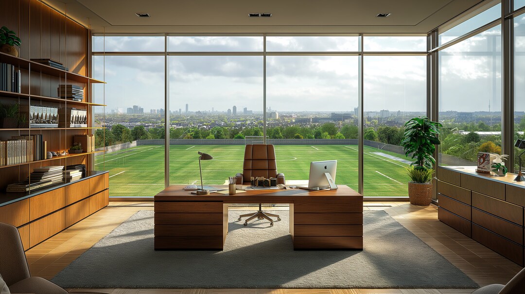 Modern Soccer Football Office Zoom Background 5 Pack! Unique Zoom ...