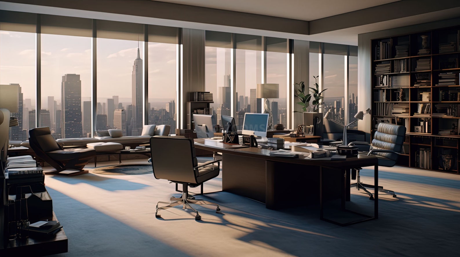 7 Pack of Modern Lawyer Law Firm Office Style Zoom Backgrounds! Unique ...