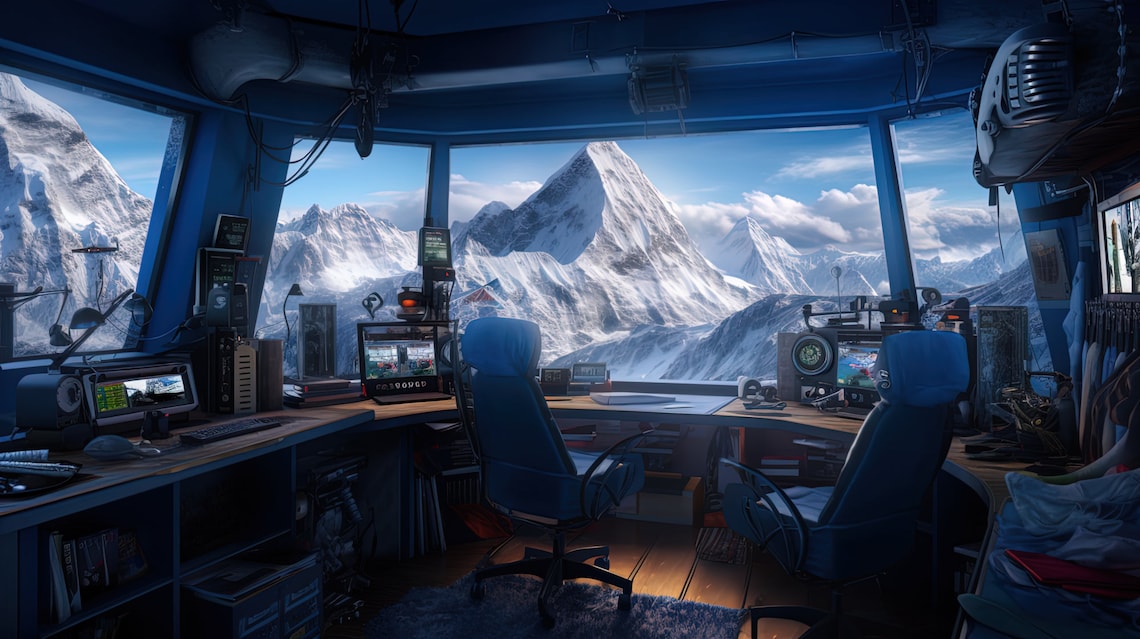 Mount Everest Office Zoom Background 5 Pack! Unique Zoom Backgrounds ...