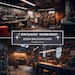 7 Pack of Mechanic Garage Workshop Zoom Backgrounds, Version 1 Unique ...