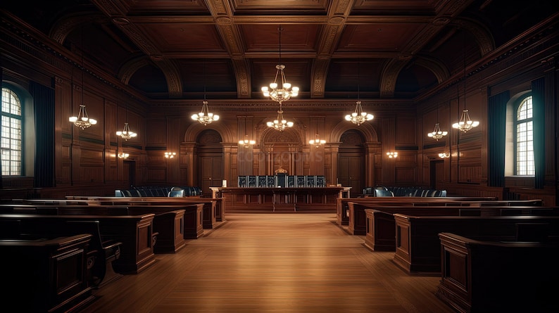 20 Pack of Courtroom Courthouse Zoom Backgrounds, Version 1! Unique ...