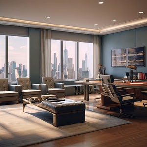 7 Pack of Modern Lawyer Law Firm Office Style Zoom Backgrounds! Unique ...