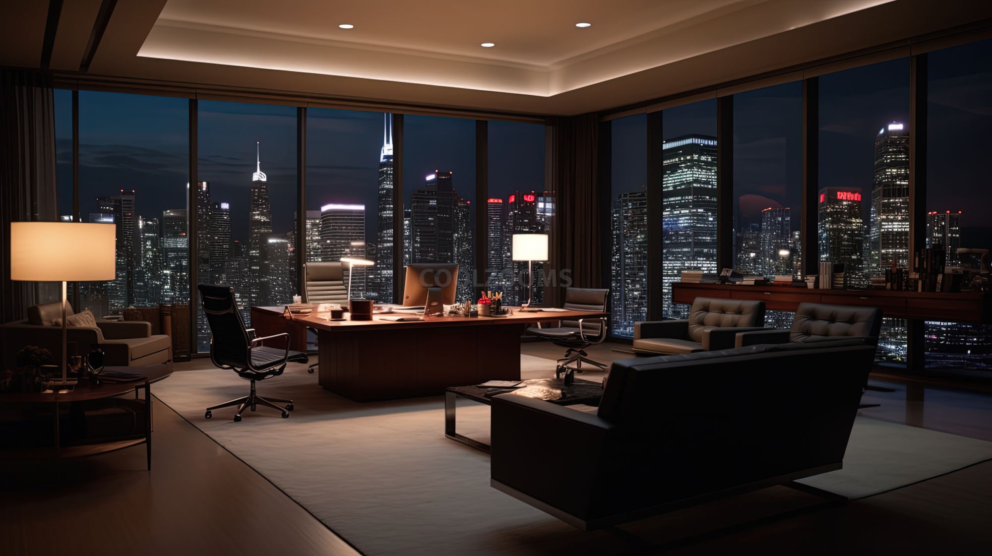 7 Pack of Modern Lawyer Law Firm Office Style Zoom Backgrounds, Version ...