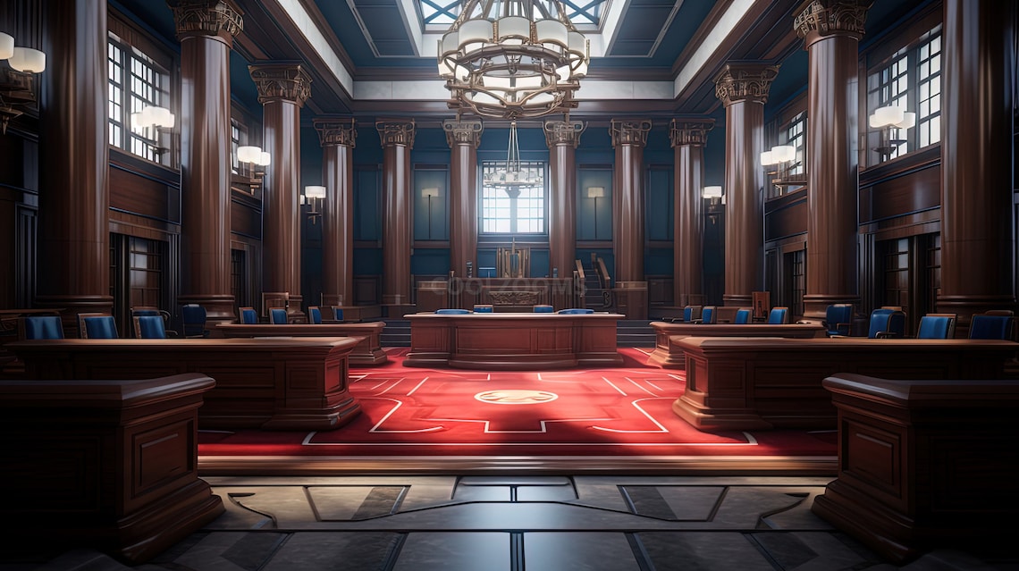 20 Pack of Courtroom Courthouse Zoom Backgrounds, Version 1! Unique ...
