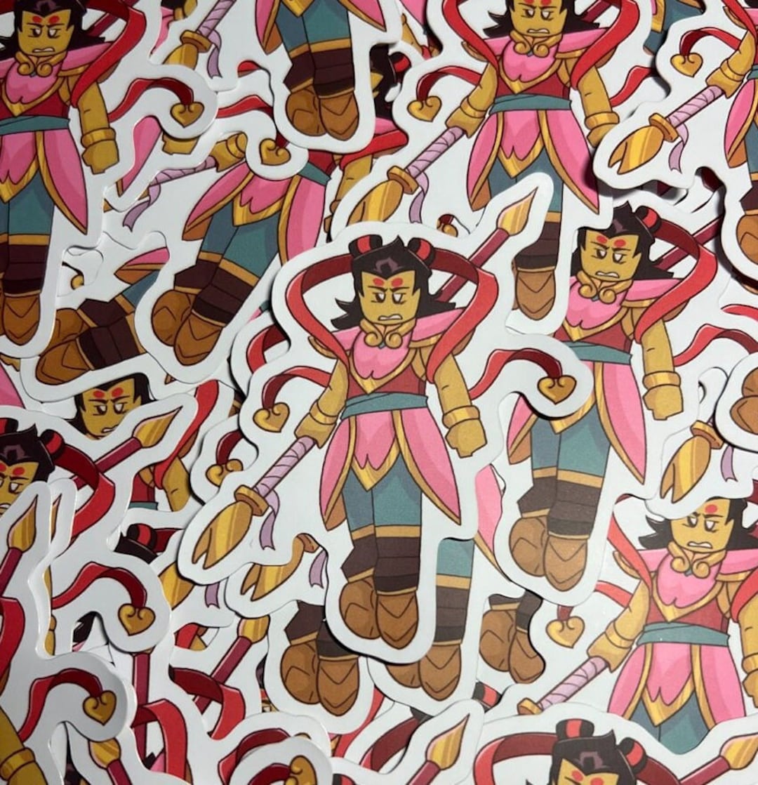 Ne Zha Matte Sticker - Etsy