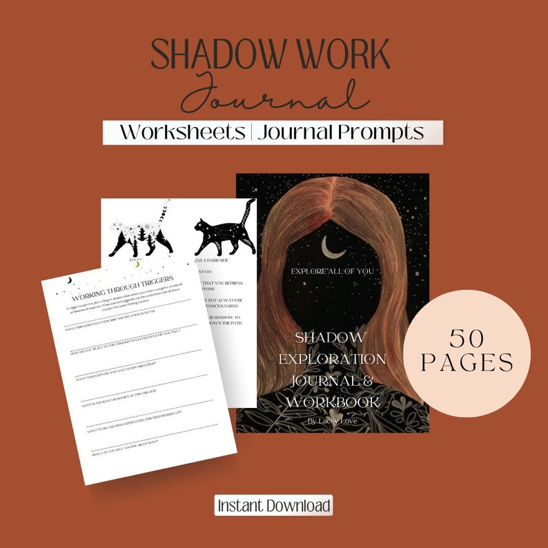 Shadow Work Journal Self Discovery Mental Health Inner Child Healing ...