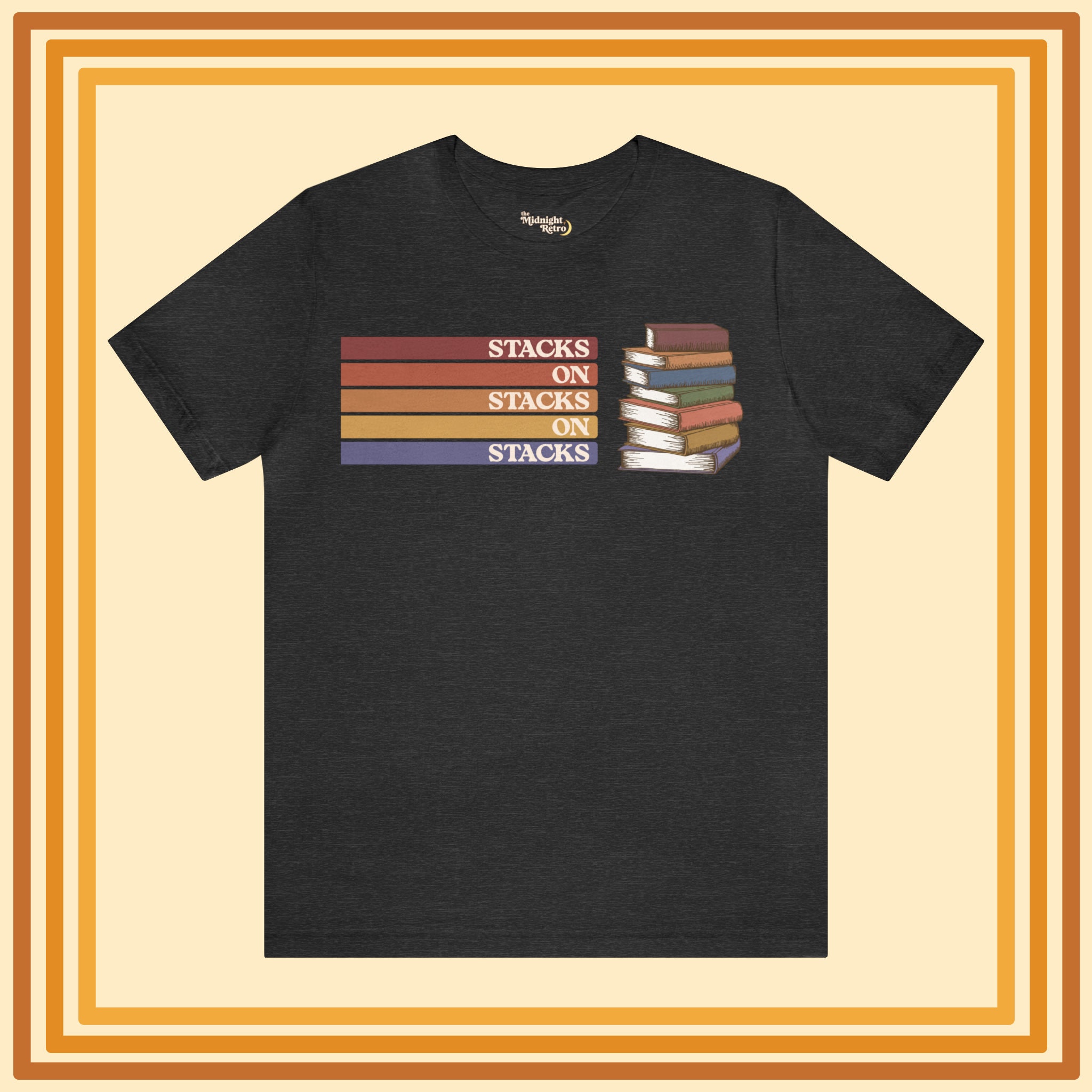 Stacks on Stacks on Stacks Unisex Tee Retro Apparel 1970s - Etsy