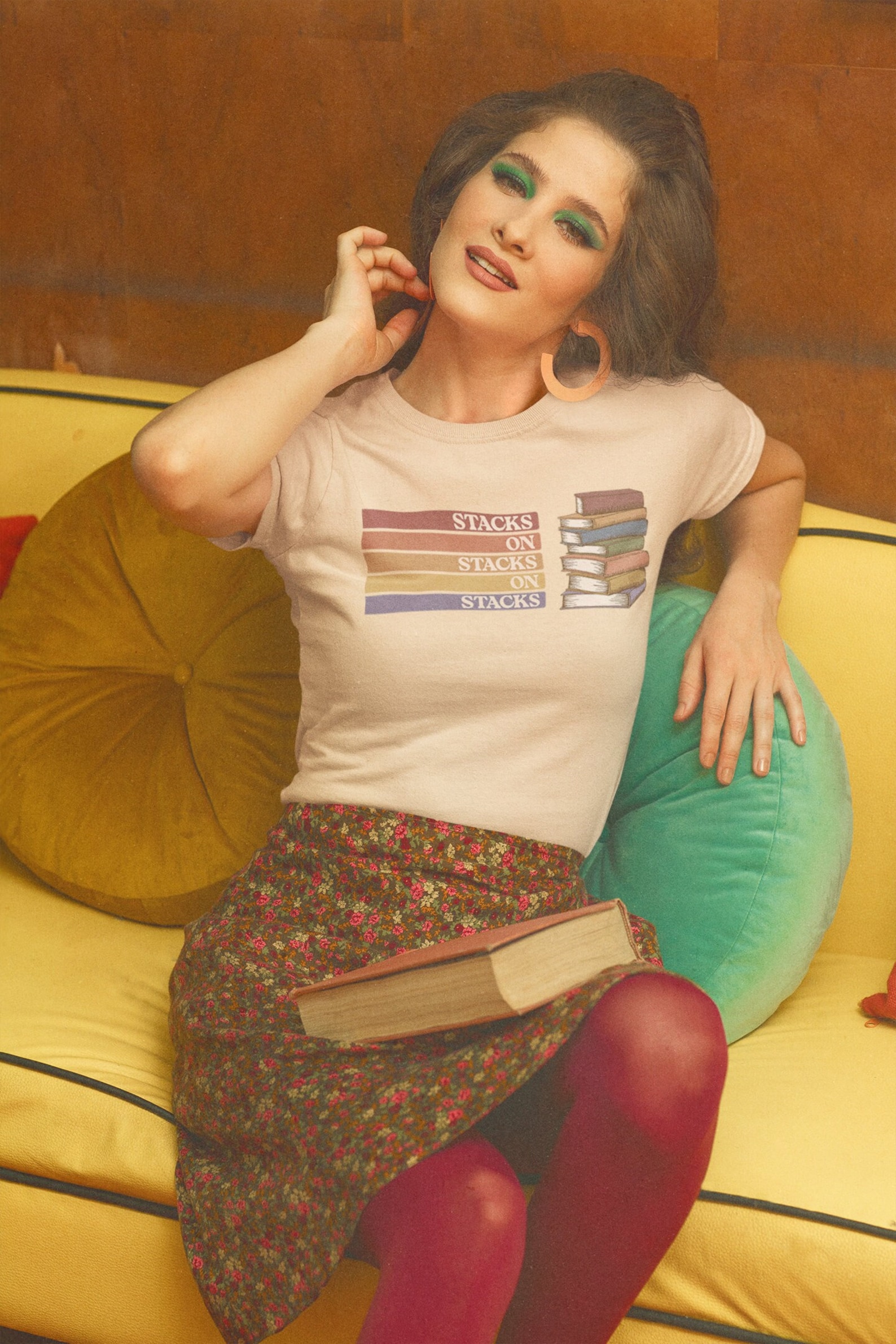 Stacks on Stacks on Stacks Unisex Tee Retro Apparel 1970s Inspired ...