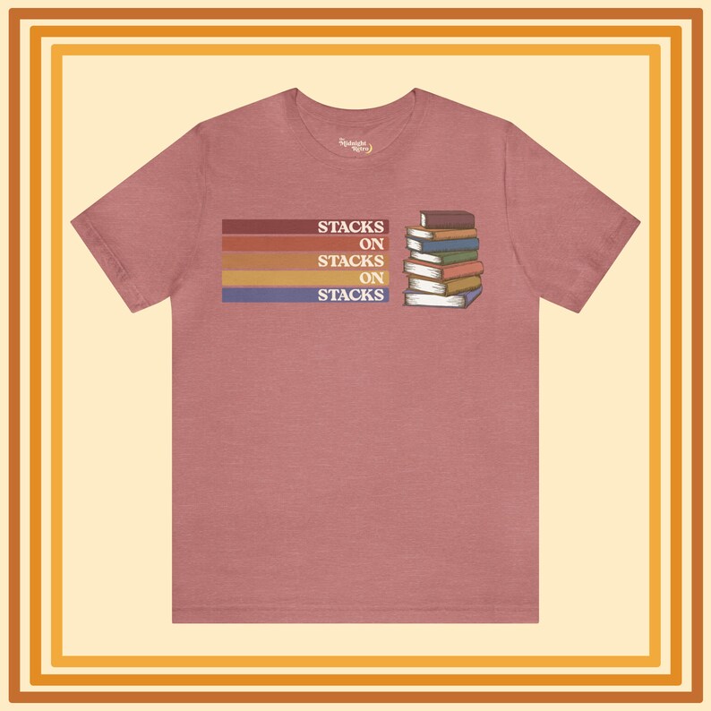 Stacks on Stacks on Stacks Unisex Tee Retro Apparel 1970s - Etsy