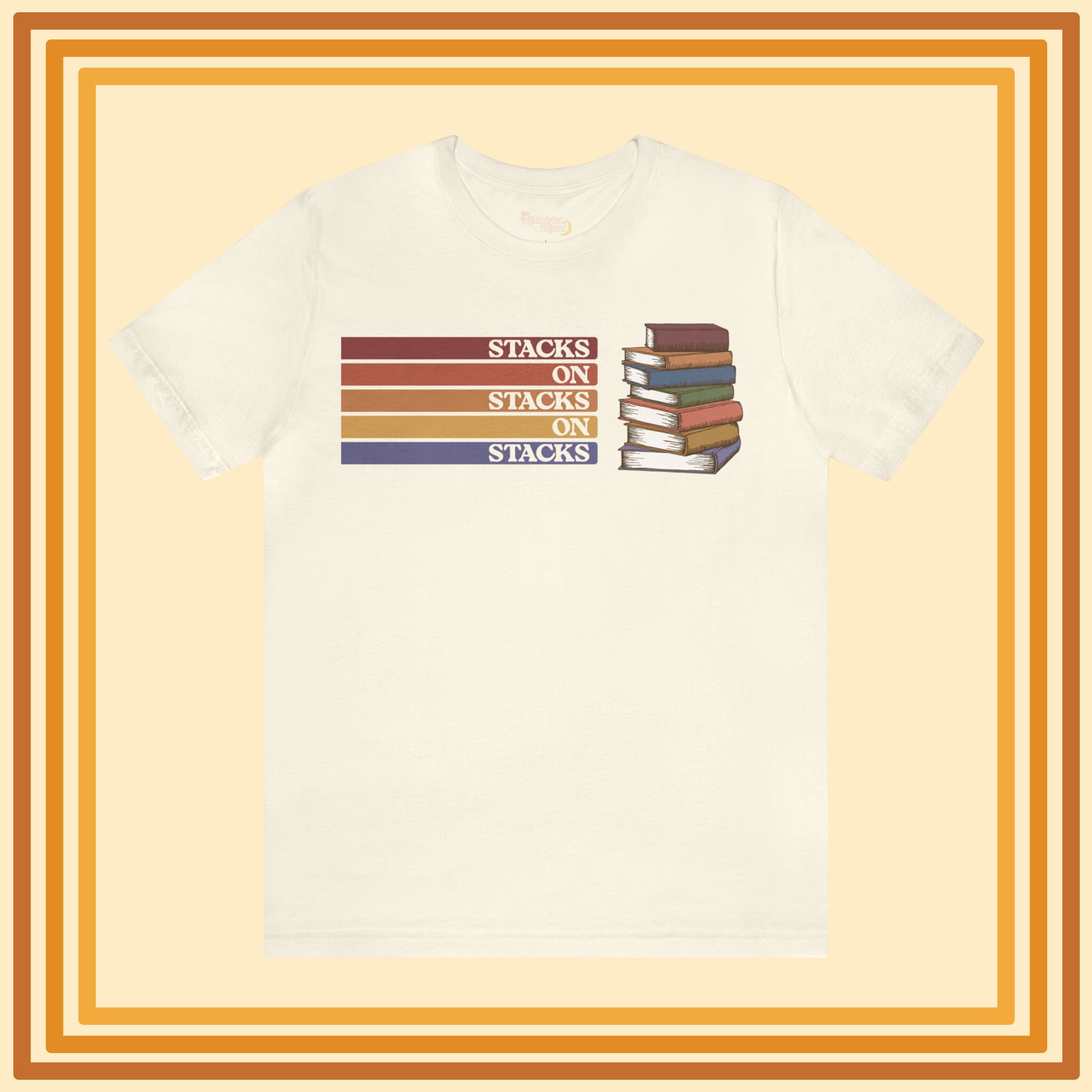 Stacks on Stacks on Stacks Unisex Tee Retro Apparel 1970s - Etsy