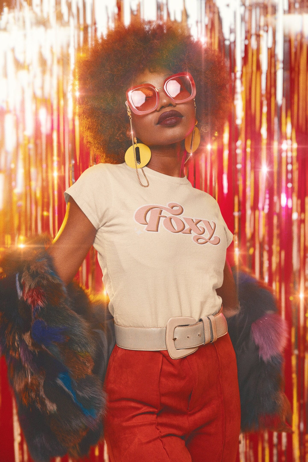 FOXY Unisex Tee | Retro Apparel | 1970s Inspired Design | Vintage ...