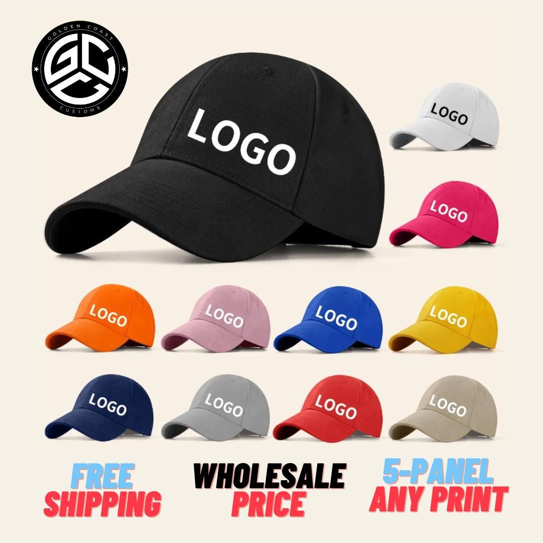 50+ Custom Bulk Printed Baseball Caps | Personalized Custom Company ...