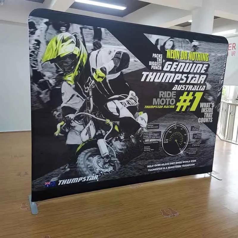 Custom Tension Fabric Display | Trade Show Step Repeat Banner Stand ...