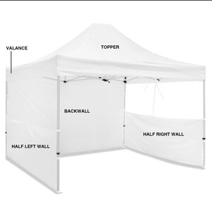 Custom Logo Canopy Tent | Heavy-duty 10x10 Trade Show Pop-up Display - Etsy