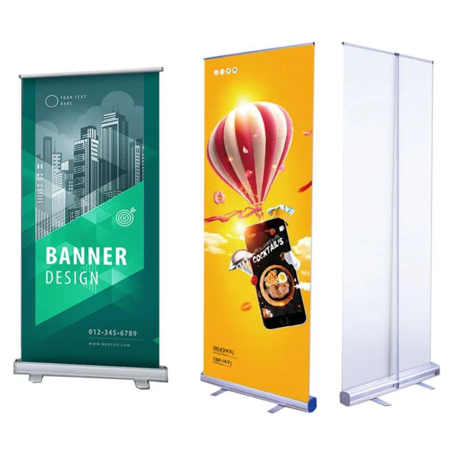 Custom Roll/pull-up Banner Stands | Personalized Banners for Trade Show ...