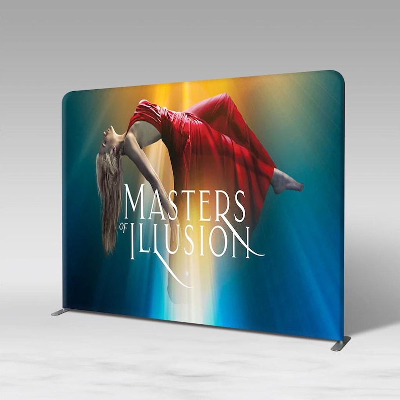 Custom Tension Fabric Backdrop | Trade Show Display Stand ...