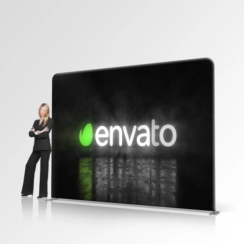 Custom Tension Fabric Display | Trade Show Step Repeat Banner Stand ...
