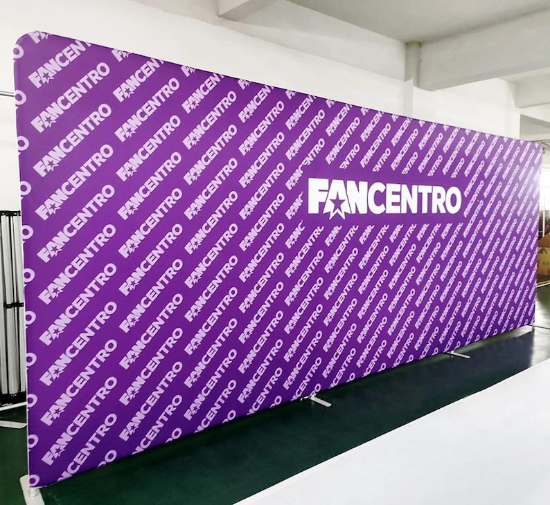 Custom Tension Fabric Backdrop | Trade Show Display Stand ...