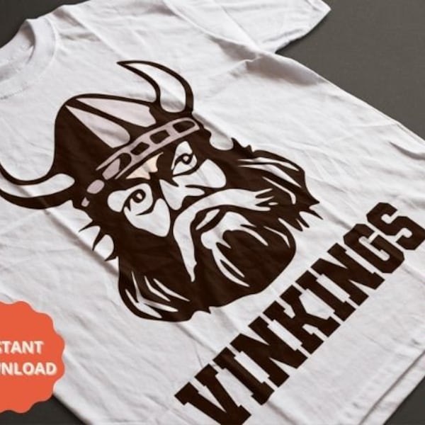 Viking Svg School Mascot Svg - Etsy