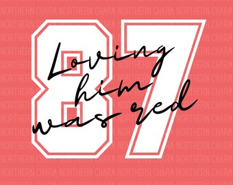 T Swift Travis Kelce Number 87 Digital Download Kansas Swifty SVG PNG ...