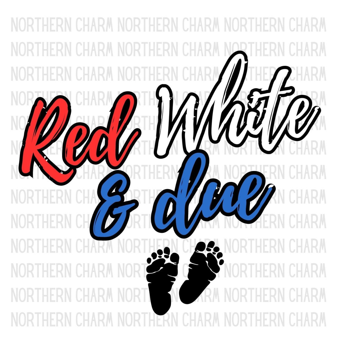 Red White & Due / Cut File / SVG / PNG / Cricut / Silhouette / 4th of ...