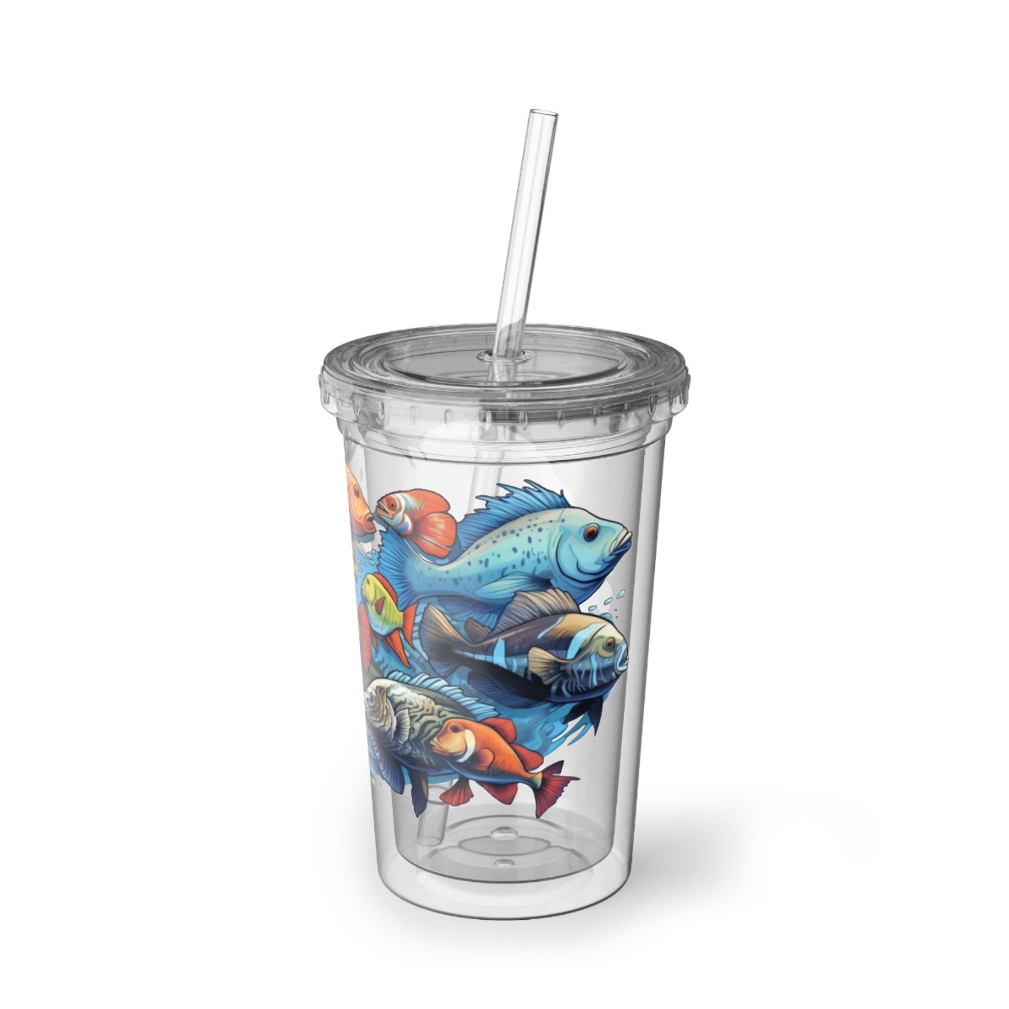 Suave Acrylic Cup Saltwater Fish - Etsy