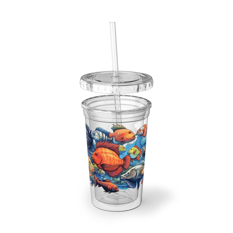 Suave Acrylic Cup Saltwater Fish - Etsy