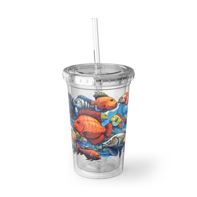 Suave Acrylic Cup Saltwater Fish - Etsy