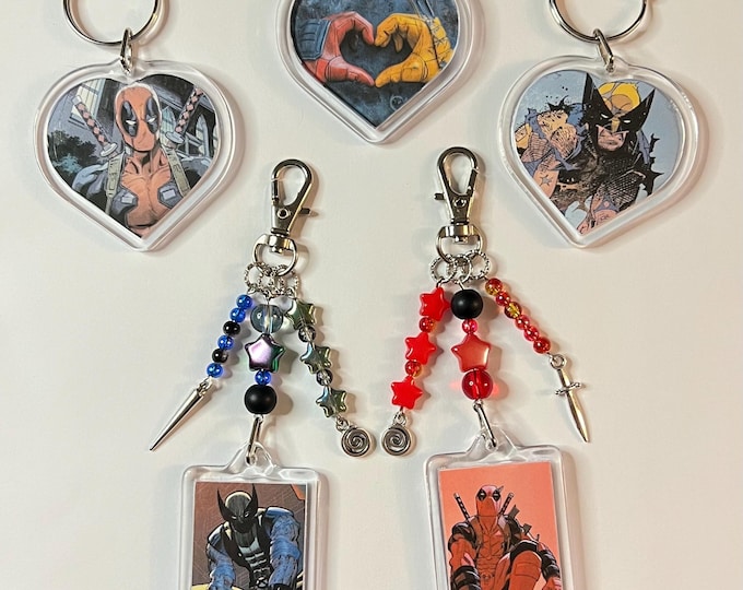 Deadpool & Wolverine Keychains - Etsy