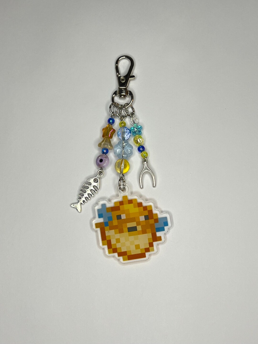 Minecraft Fish & Axolotl Keychians - Etsy