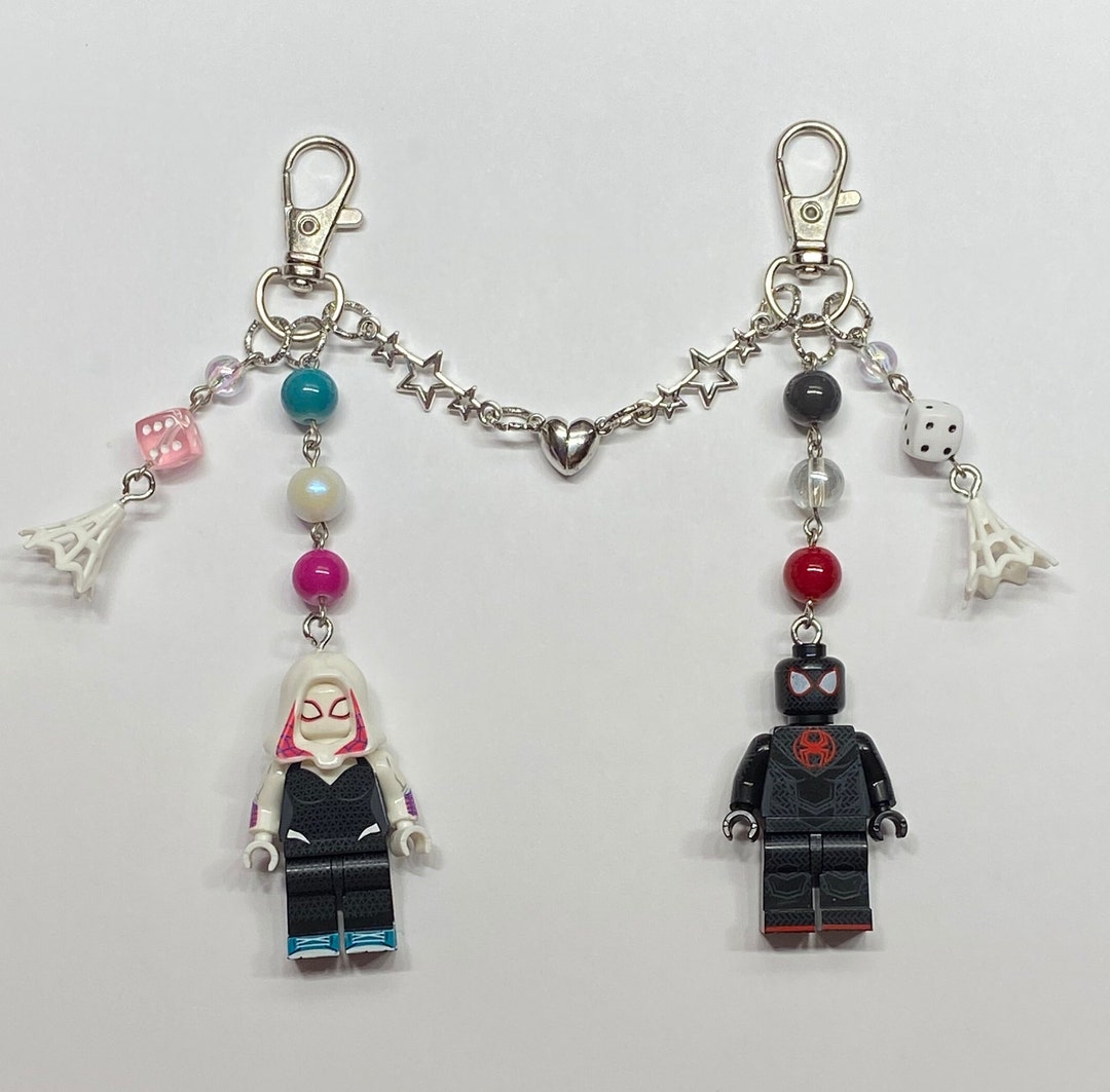 Spidey Minifig Keychain Set - Etsy
