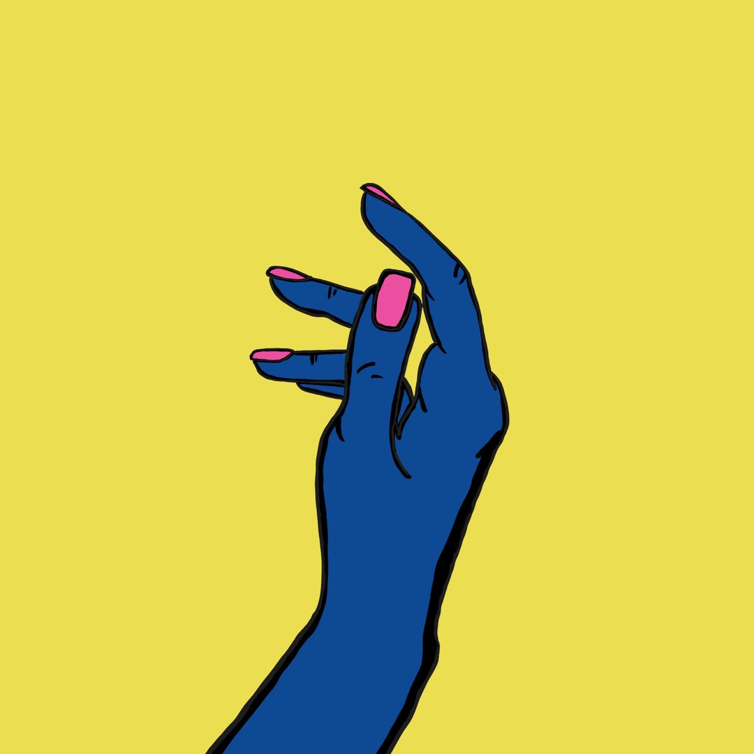 PRINTABLE: POP ART! Hand Study Art Print - Etsy