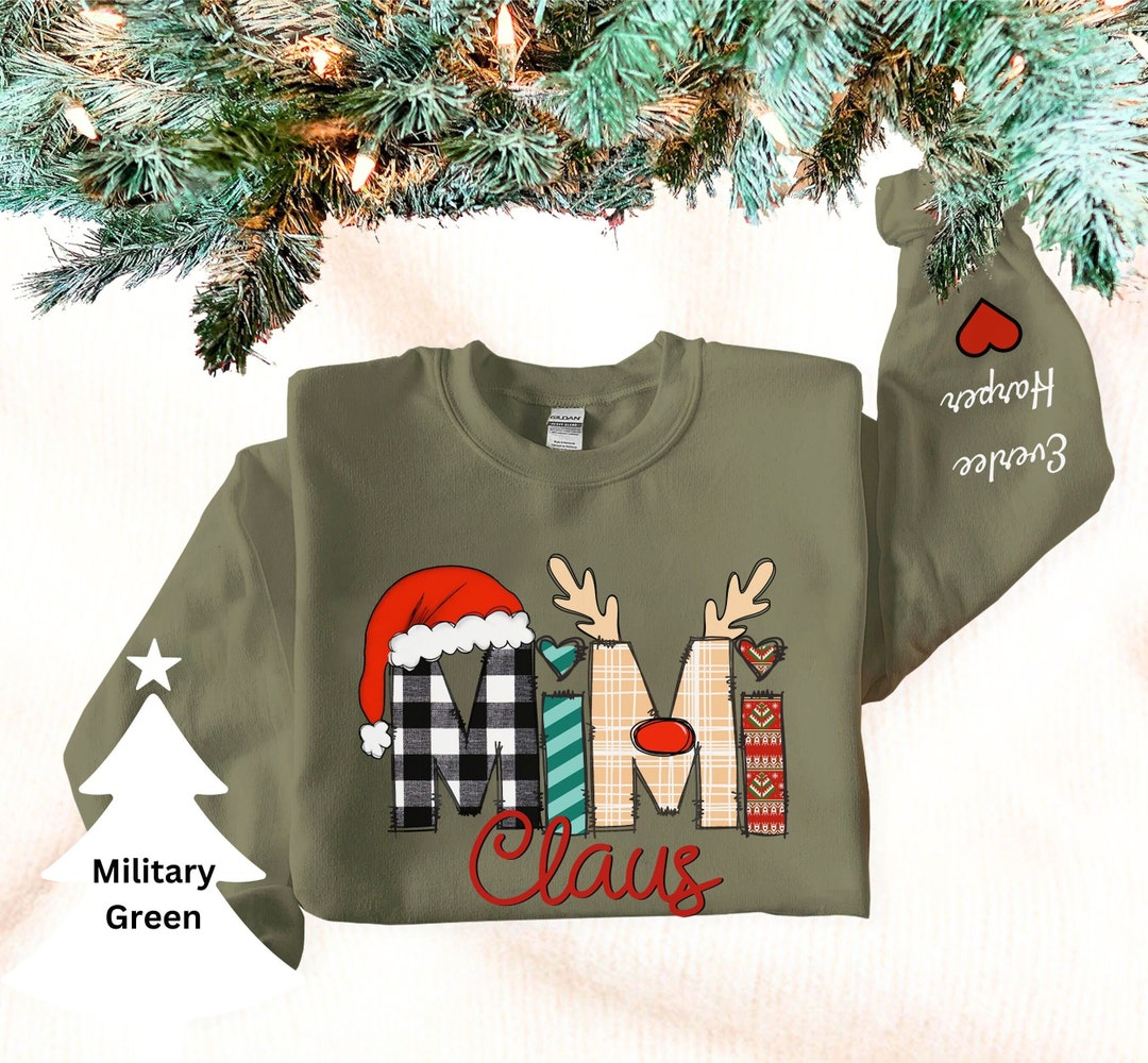 Custom Mimi Claus Sweatshirt Mimi Claus Shirt Grandma - Etsy