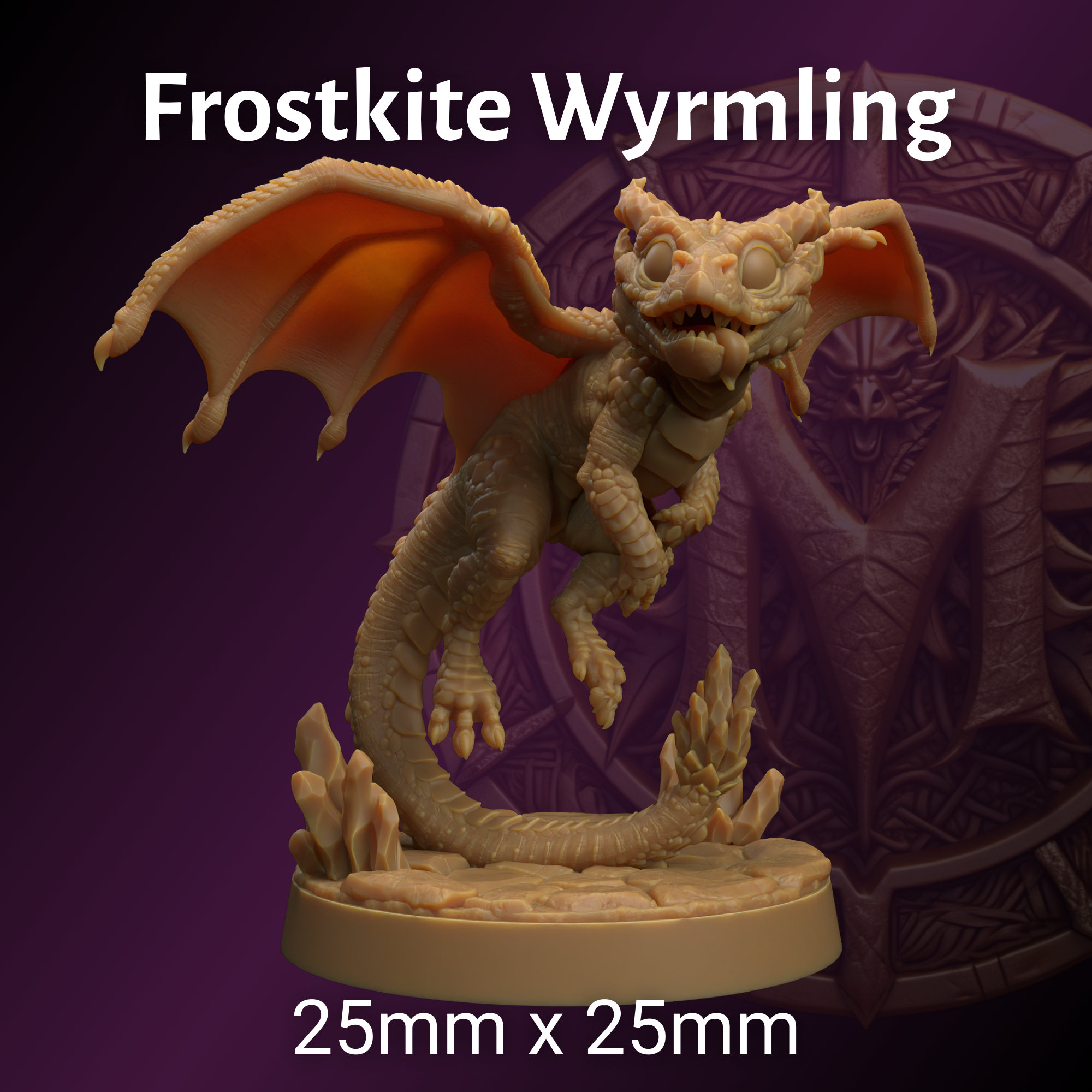 3D Printed Dnd Minis: Dragon Wyrmling baby by Dragon - Etsy