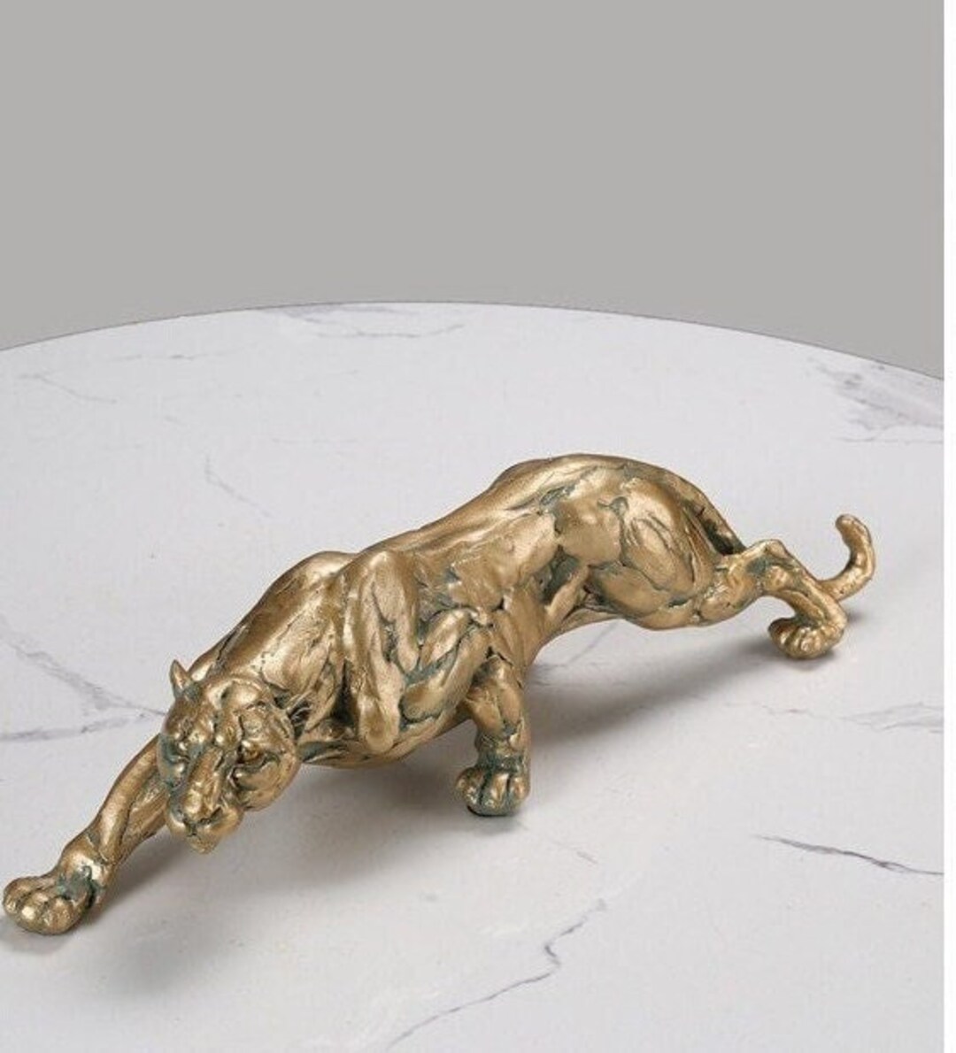 Cheetah Statue Animal Statue Figurine Panther Leopard Art - Etsy