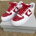 Red Bandana/paisley Custom Af1s - Etsy