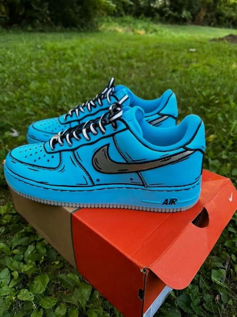 Comic Book Style AF1 Customsss - Etsy