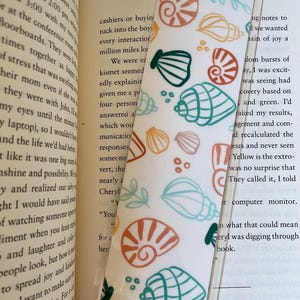 Beach Seashell Double Sided Laminated Bookmark - Etsy