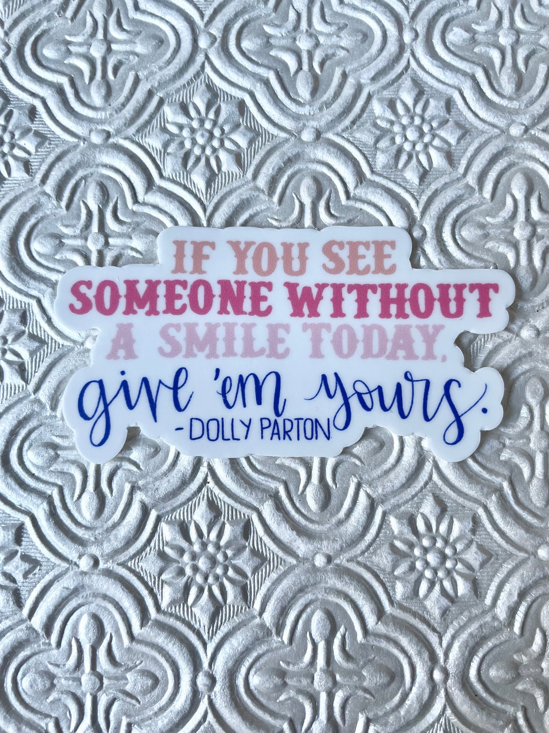 Dolly Parton Quote Waterbottle Sticker Decal - Etsy