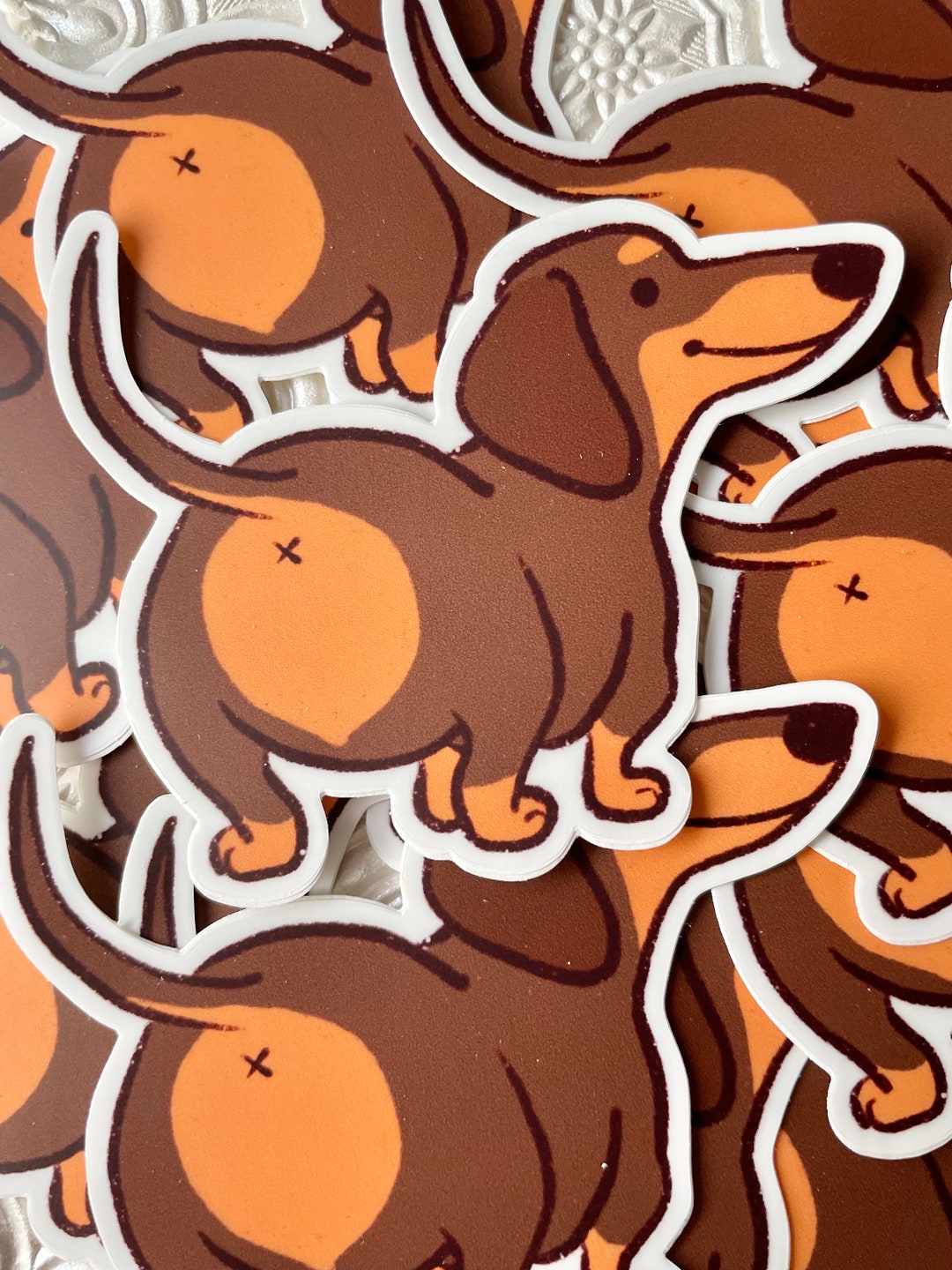 Wiener Dog Daschund Waterproof Sticker Decal - Etsy