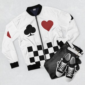 Playing Cards Bomber Jacket - Etsy