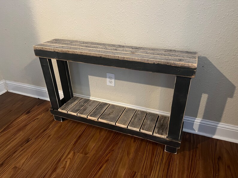 Reclaimed Wood Entry Table - Etsy