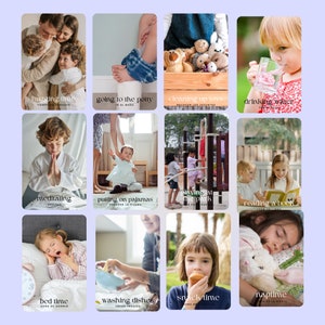 Printable Kids' Daily Routine Flash Cards - 26 Essential Routines for ...