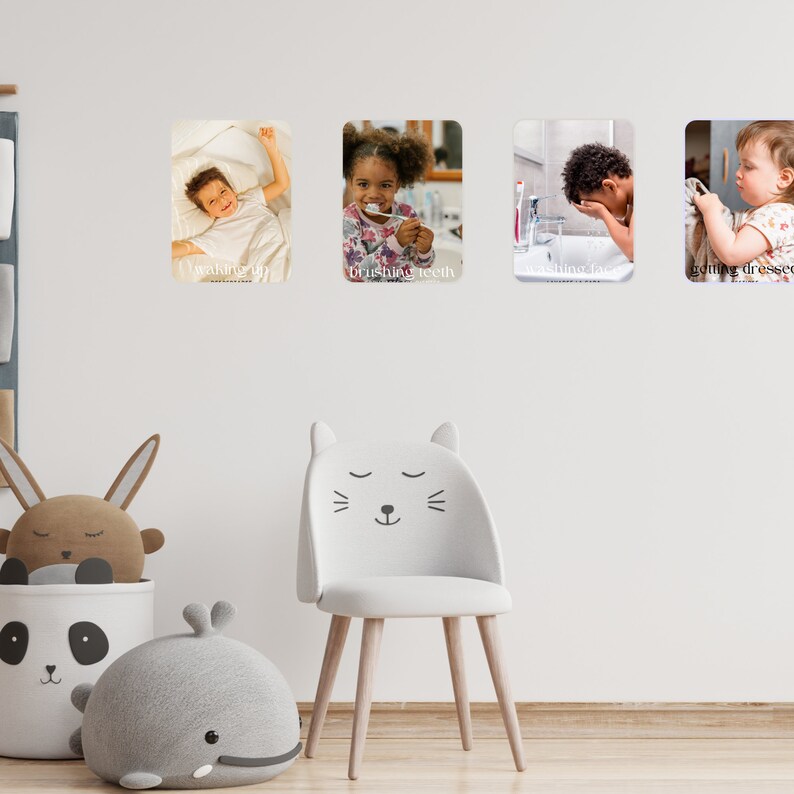 Printable Kids' Daily Routine Flash Cards - 26 Essential Routines for ...